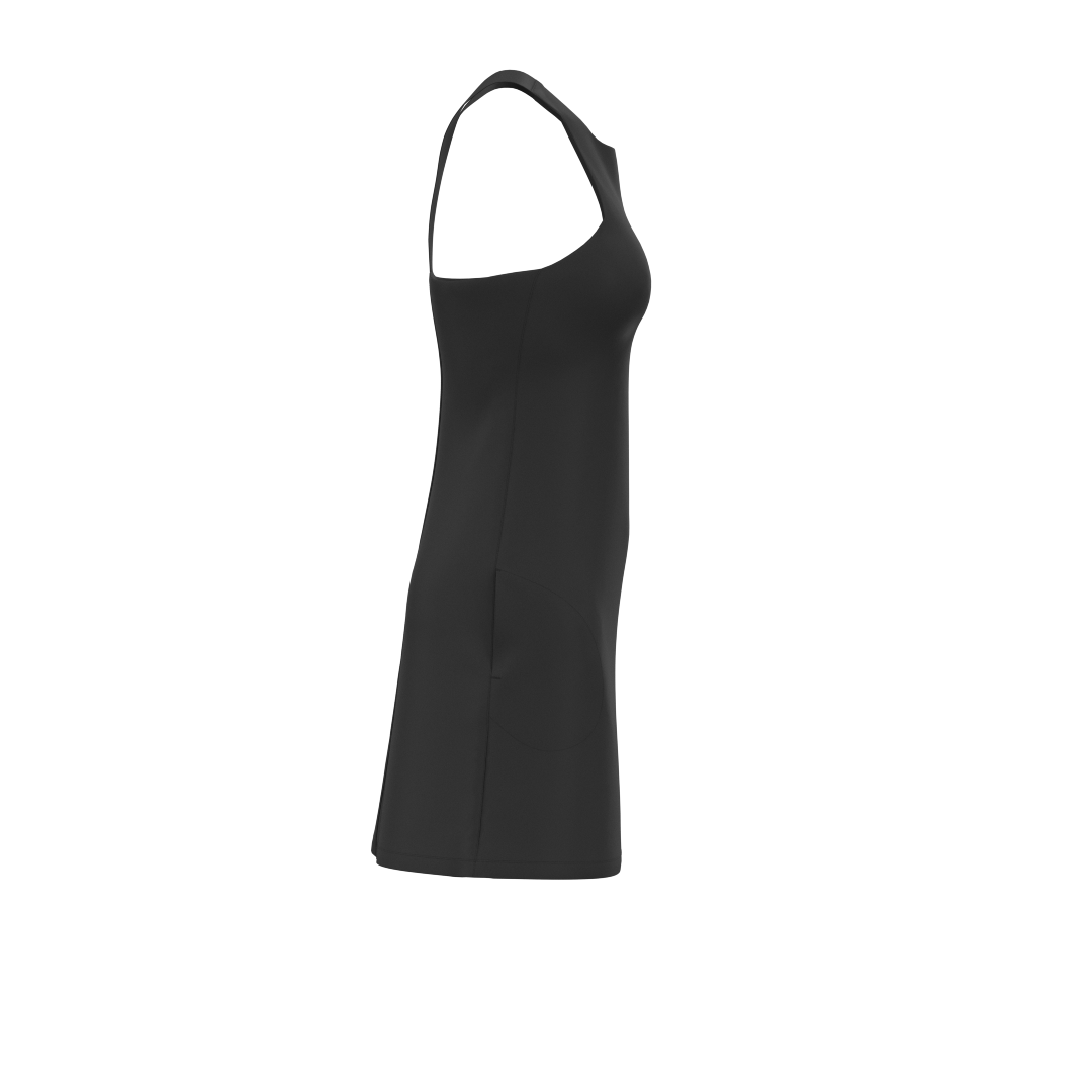 W Tank Dress - Pockets - Luxe Brushed R - Black – Tokalon Clothing